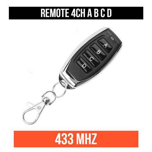 Jual Remote 433MHZ 4 CH 4CH ABC Remot RF433 RF 433 Wireless Transmitter ...