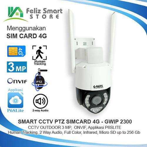 Promo GLENZ CCTV SIM CARD 4G (3 MP) PTZ CAMERA - GWIP 2300 P6SLITE ...