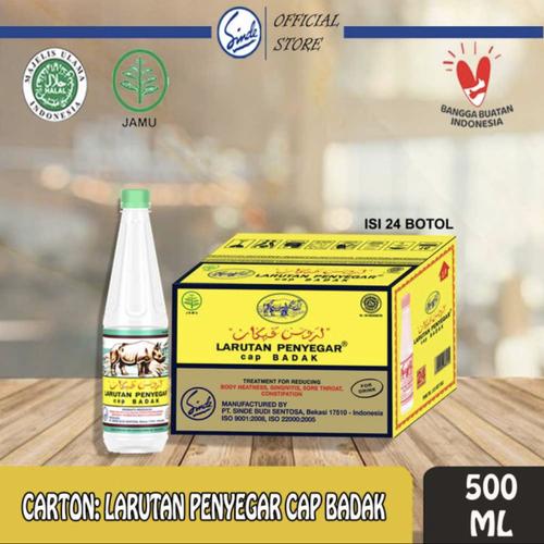 Jual Larutan Penyegar Cap Badak Botol 500 ml ( 24x500 ml) / 1 DUS PROMO - Jakarta Barat ...