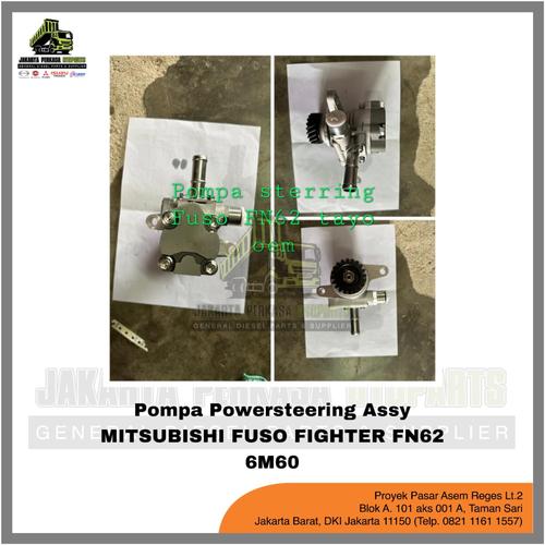 Jual POMPA POWERSTEERING ASSY MITSUBISHI FUSO FIGHTER FN62 6M60 OEM ...