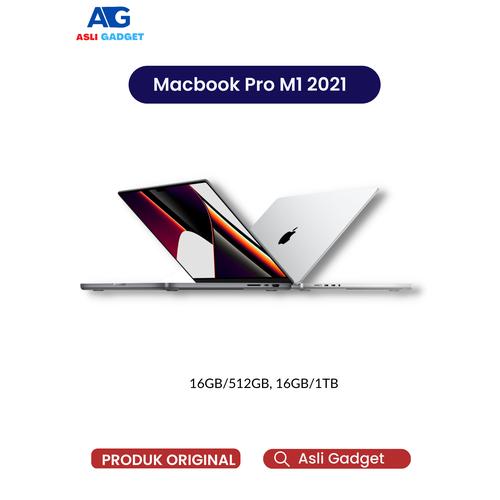 Jual Macbook Pro M1 PRO 2021 14 Inch 16GB/512GB, 16GB/1TB - Gray, Silver - 16GB/1TB, Space Gray ...