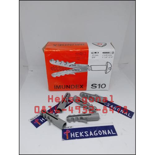 Jual Fisher Merk IMUNDEX S10 Isi 100pcs Lubang Dinding 10mm Balikpapan ...