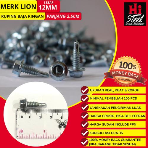 Jual Baut Baja Ringan / Ruping Baja Ringan / Screw Baja Ringan - Isi ...