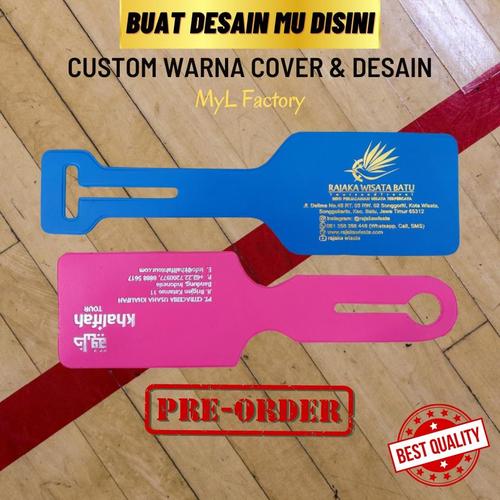 Jual Min 100 Pcs Custom Luggage Tag / Tanda Pengenal Koper / Name Tag ...
