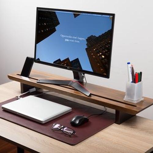 Jual deskshelf monitor meja monitor kayu jati asli perhutani 120x20x2cm ...