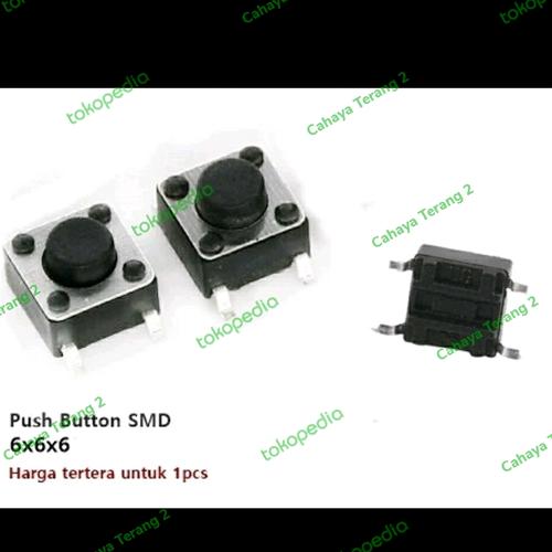 Jual Tactile Switch 4 pin 6x6x6 Tut Tact Switch Push Button - 6x6x6 ...