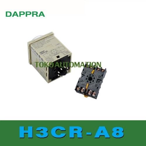 Jual Solid State Timer H3CR-A8 H3CR A8 H3CR - A8 220VAc dan Socket PE56 ...