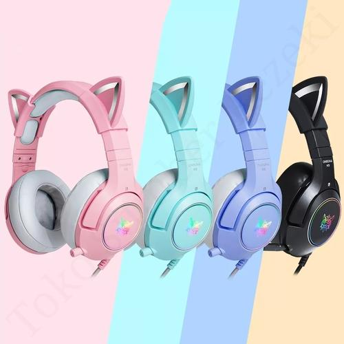 Jual Ear Cat Headset Head Neko Anime Headphone Telinga Kucing Earphone ...