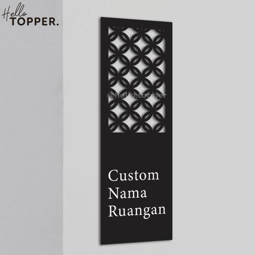 Jual Custom Tulisan Sign Akrilik Office Nama Ruangan Room Signage ...