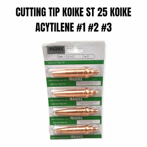Jual MATA BLENDER LAS POTONG ST 25 CUTING TIP ACYTILENE KOIKE 102HC 1 2 3 - No 1 - Jakarta Barat ...