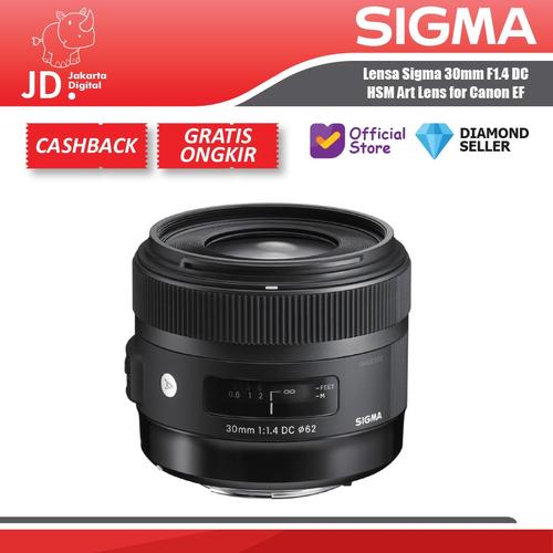 Promo Lensa Sigma 30mm F1.4 DC HSM Art Lens for Canon EF - PAKET A ...