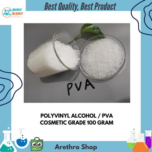 Jual PVA / POLYVINYL ALCOHOL 100 GRAM BEST QUALITY COSMETIC GRADE ...
