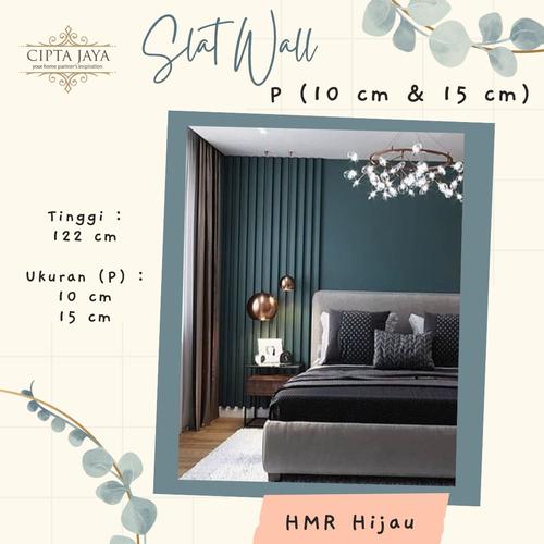 Jual Dekorasi Slat Wall Batten Panel Wall List Dinding Lebar 10 cm & 15 ...
