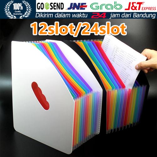Jual 13 Sekat F4 File Folder A4 Expanding Meja Dokumen Map Stand Organ ...