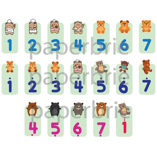 Jual BEAR Stiker pianika sticker pianika not piano tuts pianika not ...