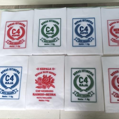 Jual Plastik beras 1 kg cap C4,wangi isi 100 lembar - C4 RAJA MERAH ...