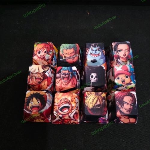 Jual One Piece Keycaps Oem Profile |Tombol Mekanikal Keyboard Custom ...