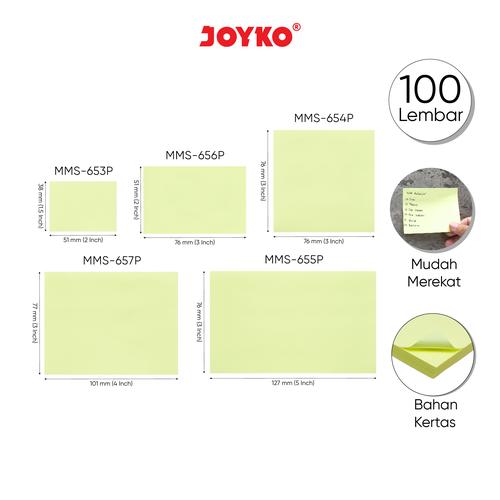 Jual Memo Stick Kertas Memo Tempel Sticky Note Joyko Soft Color ...