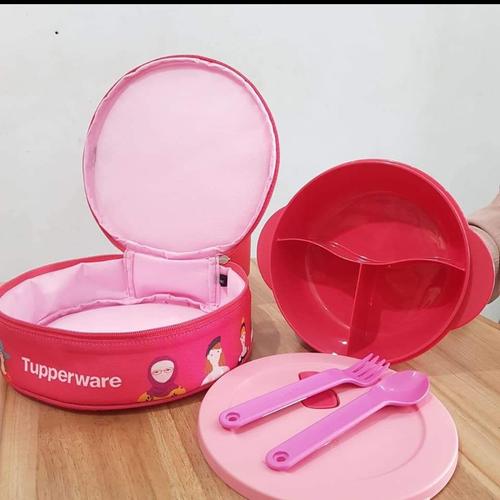Jual Tupperware Lunch Box Crystalwave Pink - Kota Makassar - Beatrica ...