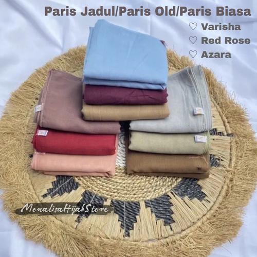 Jual Hijab Segi empat Paris Polos Old / Varisha / Red Rose / Bintang ...
