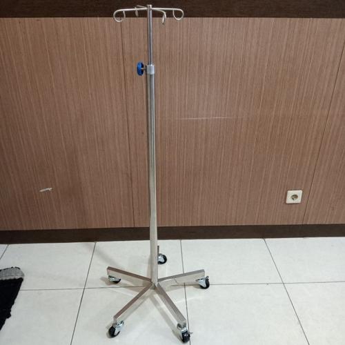 Jual Standar Tiang Infus | Medis Rumah Sakit - Roda 5 Stainles - Kab ...