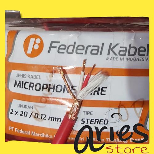 Jual KABEL MIC STEREO FEDERAL PERMETER - Merah - Kab. Brebes - ARIES ...