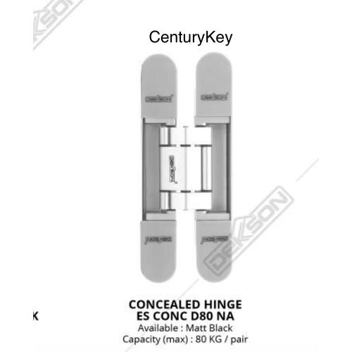 Jual Engsel Concealed Dekkson D80 Invisible Hinge Dekkson - Silver ...