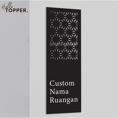 Jual Custom Tulisan Sign Akrilik Office Nama Ruangan Signage Acrylic ...