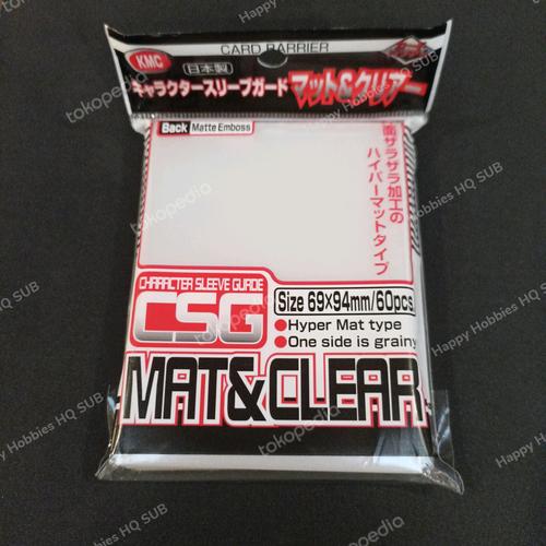 Promo KMC Character Sleeve Guard CSG Mat & Clear Outer Sleeve - Kota ...