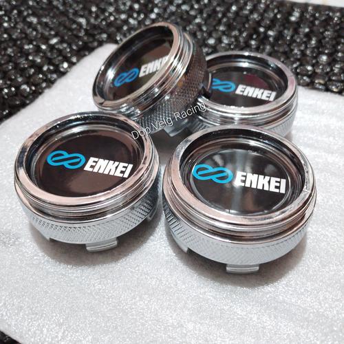 Jual Dop Roda Tutup Velg Racing ENKEI Tabung Chrome Diameter 6cm Harga ...