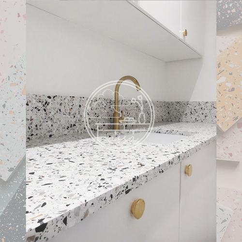 Jual Top Meja terazzo Solid Surface - motif, free ongkir JABODETABEK ...