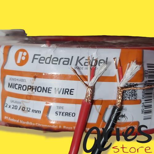 Jual KABEL MIC STEREO FEDERAL PERMETER - Merah - Kab. Brebes - ARIES ...