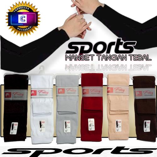 Jual Manset Tangan Tebal Pria Dan Wanita Panjang Manset Tangan Muslimah ...
