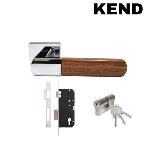 Jual Gagang Pintu Original KEND HRE 85.516 wood + US26 Complete set ...