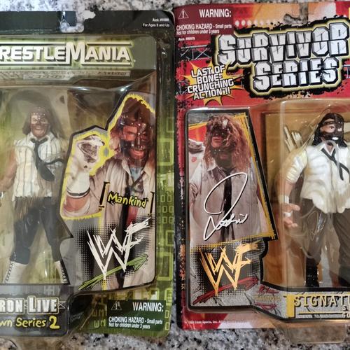 Jual Figure WWE Mankind - Mick Foley rare with his REAL Signature ...