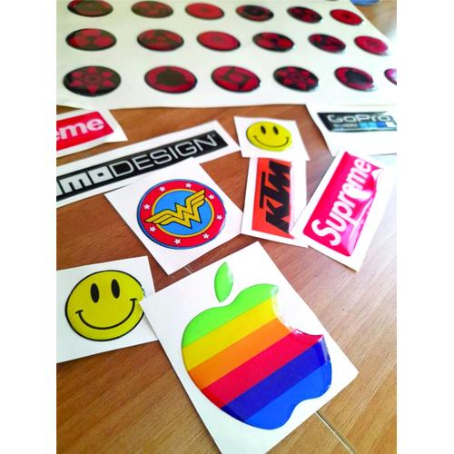 Jual A3 Stiker Timbul / Sticker Label / Stiker Resin / Epoxy /Stiker ...