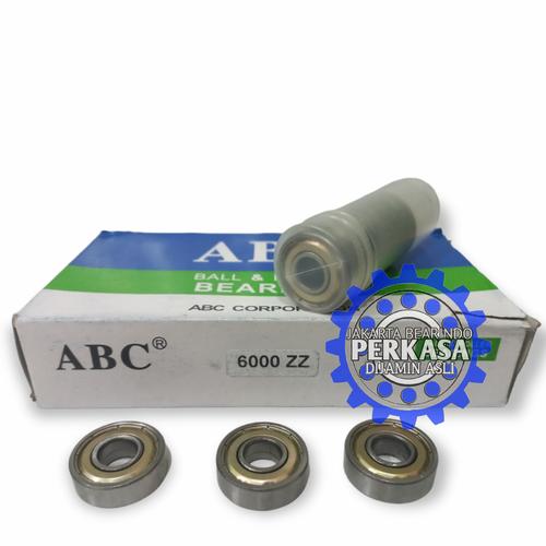 Jual BEARING 6000 ZZ / 6000ZZ TUTUP BESI MERK ABC - Jakarta Barat ...