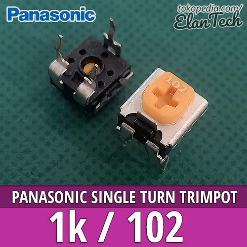 Jual Trimpot 1k / 102 Panasonic Kuning Trimmer VR 1 Kilo Ohm Elantech ...