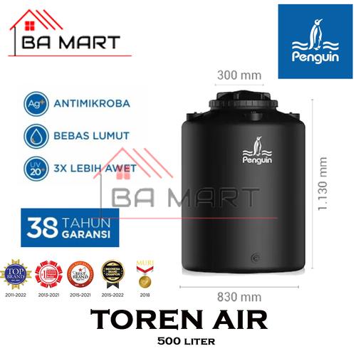 Jual TANGKI TANDON TOREN AIR WATER TANK SET PENGUIN 500L TORN WARNA ...
