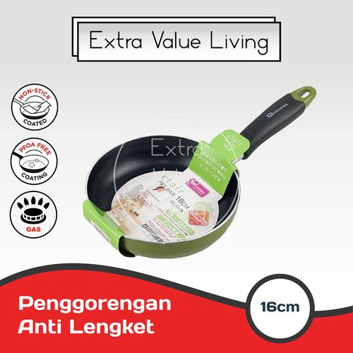 Jual YOSHIKAWA Teflon Penggorengan Telur 16 CM Rounded Egg Pan EVL-CL-12-08 - Merah - Jakarta ...