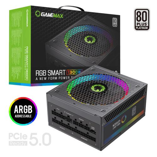 Jual Gamemax PSU 1300W RGB 80+ Plus Platinum Full Modular ATX 3.0 PCIe ...
