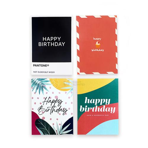 Jual Kartu Ucapan Happy Birthday Greeting Card - Hitam - Jakarta ...