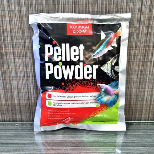 Promo KOUKKAI PELLET POWDER 100GR PELET BUBUK PAKAN MAKANAN IKAN DAN ...