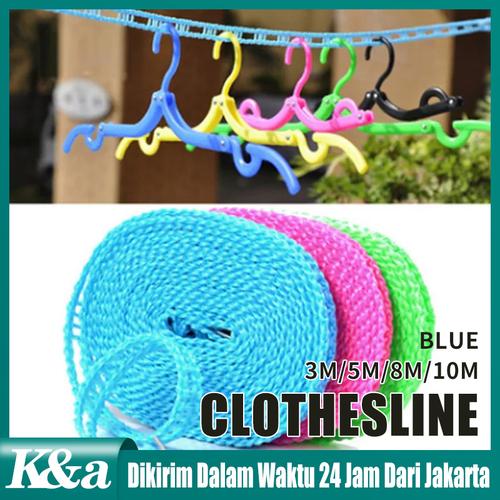 Jual 3/5/8/10 Meter Tali Gantungan Jemuran Tali Jemuran Baju Portable ...