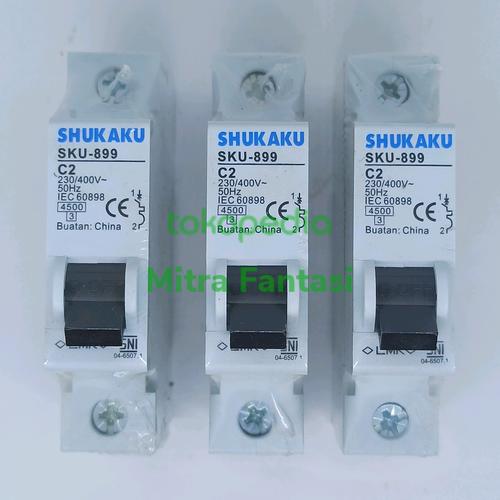 Jual MCB SHUKAKU 1 Phase SKU-899 SNI Stut Stuts 2A - 50 AMPERE - 10 AMPERE - Kota Pontianak ...