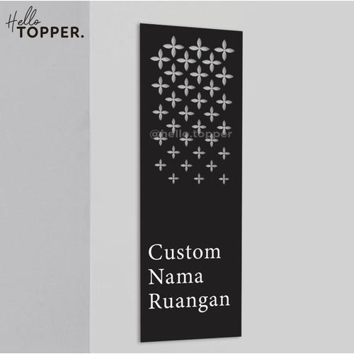 Jual Custom Tulisan Sign Akrilik Office Ruangan Kantor Door Signage ...
