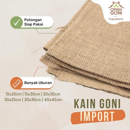 Jual Kain Goni Bahan Craft - Alas Dekorasi Rustic - Properti Fotografi ...