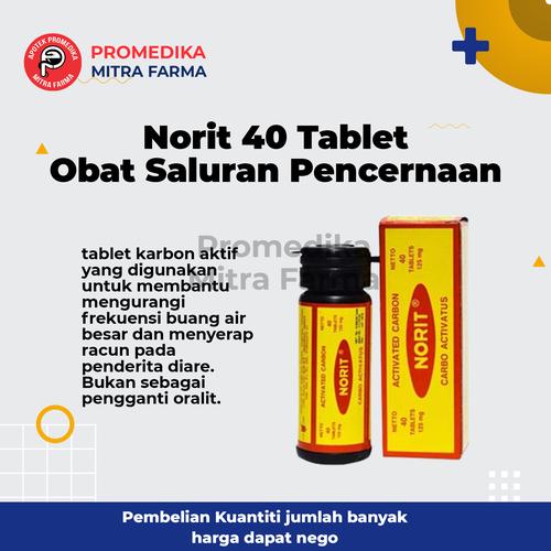 Jual Norit 40 Tablet / Botol / Obat Diare / Obat Saluran Pencernaan ...