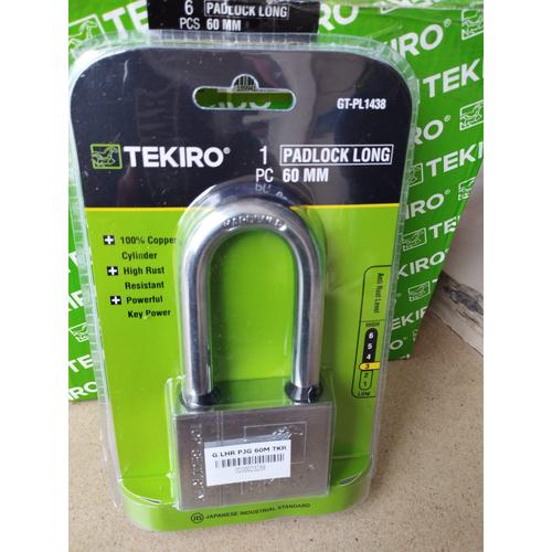 Jual TEKIRO GEMBOK LEHER PANJANG 60MM / TEKIRO PADLOCK LONG 60 MM ...