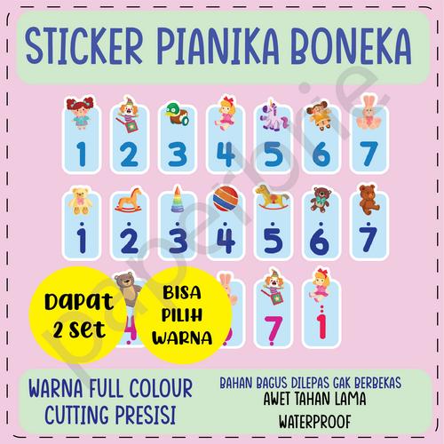 Jual BONEKA DOLL Stiker pianika sticker pianika not piano tuts pianika ...